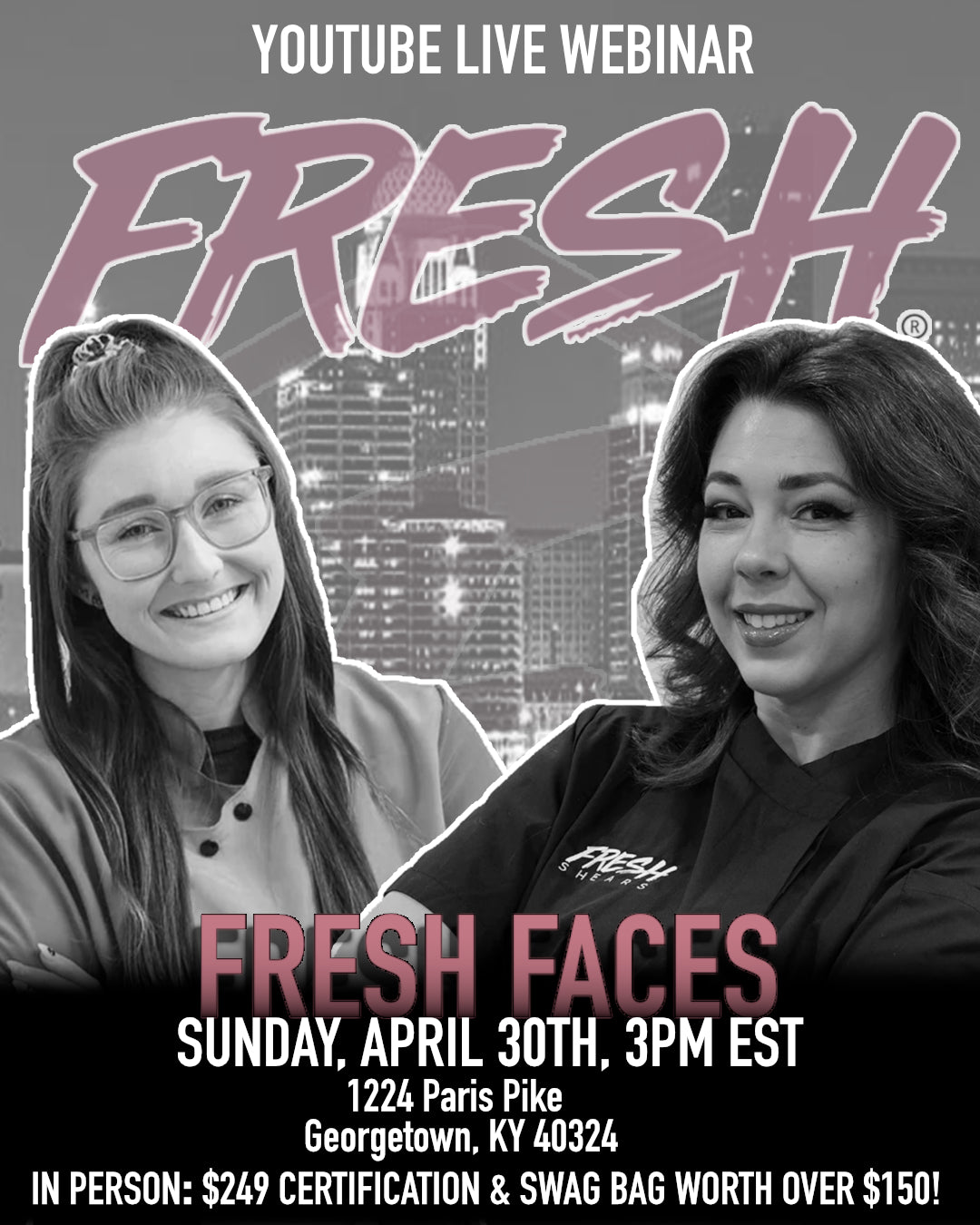 Fresh Faces: In Person Class w/Certification – Fresh Shears